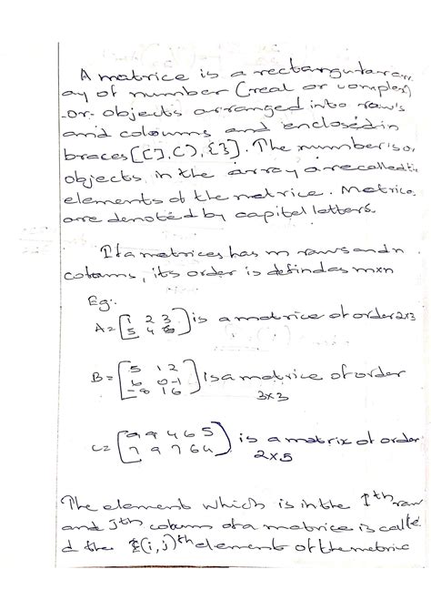 Image result for Matrix Theory Examples