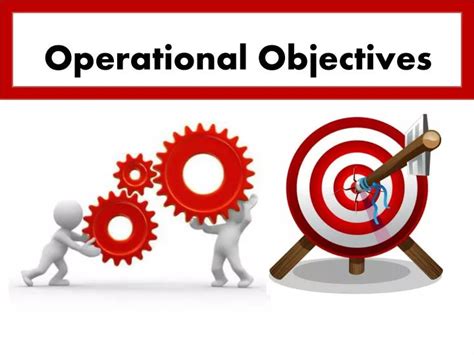 Image result for Operational Objectives Examples