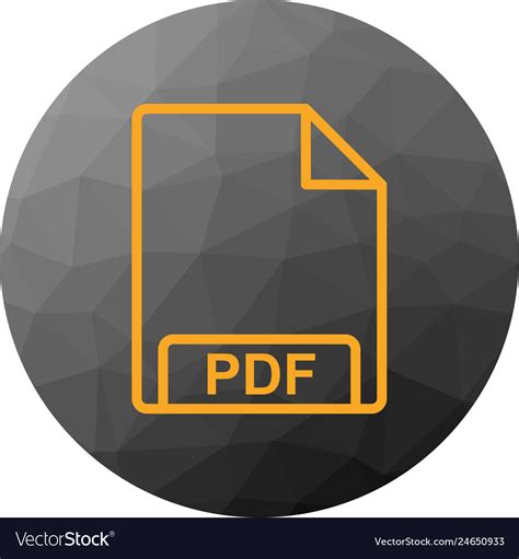 Pdf icon Royalty Free Vector Image - VectorStock