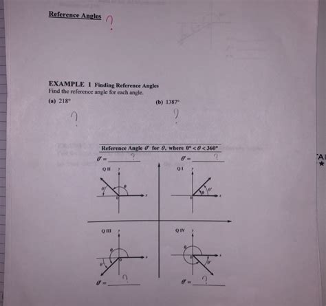 Image result for Finding Reference Angle