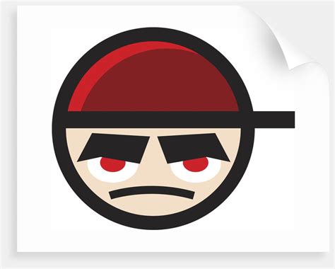 Grumpy cartoon face posters & prints by Corbis