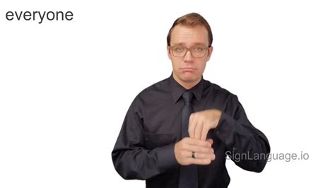 Image result for Everywhere ASL Sign