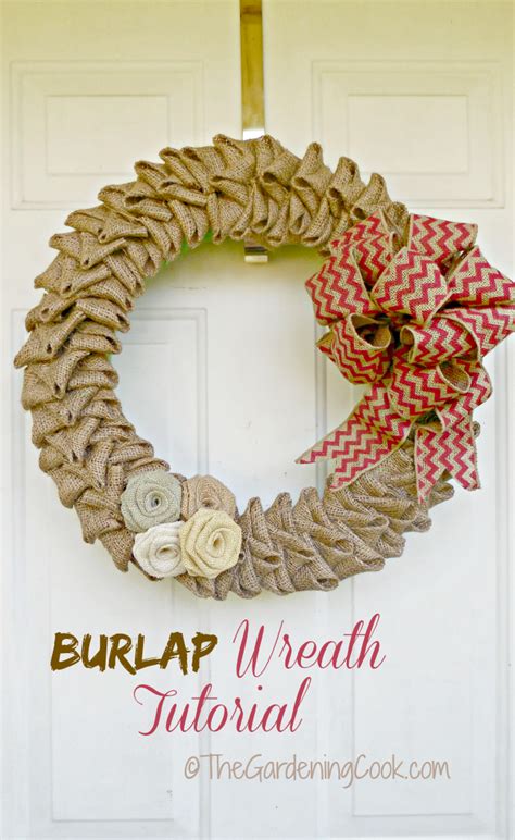 Image result for Burlap Wreath Tutorial