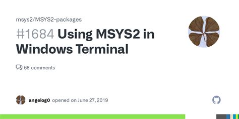 Image result for Msys2 Shell