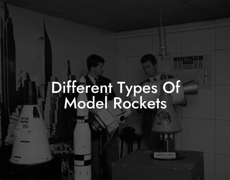 Image result for Different Types of Model Rockets