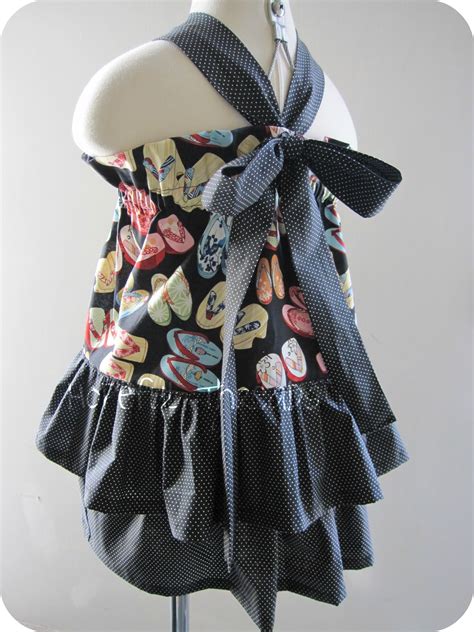 Image result for Ruffle Halter Dress Pattern