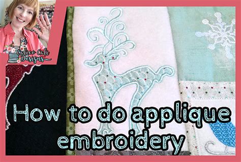 Image result for Applique Machine Embroidery Process