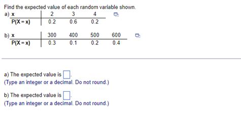 Image result for Problems On Expected Value of Random Variable