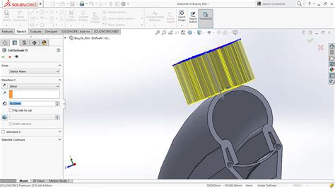 Image result for SolidWorks Pattern On Curved Surface