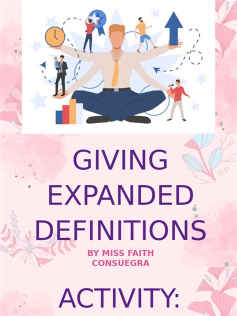 Image result for Giving Expanded Definitions of Words