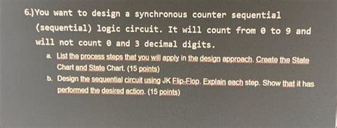 Image result for Design the Synchronous Counter for the Modulus of Seven