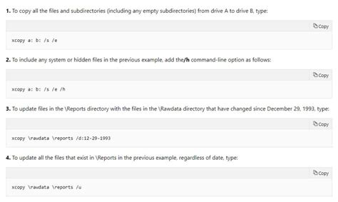 Image result for Xcopy Source to Destination TXT Files
