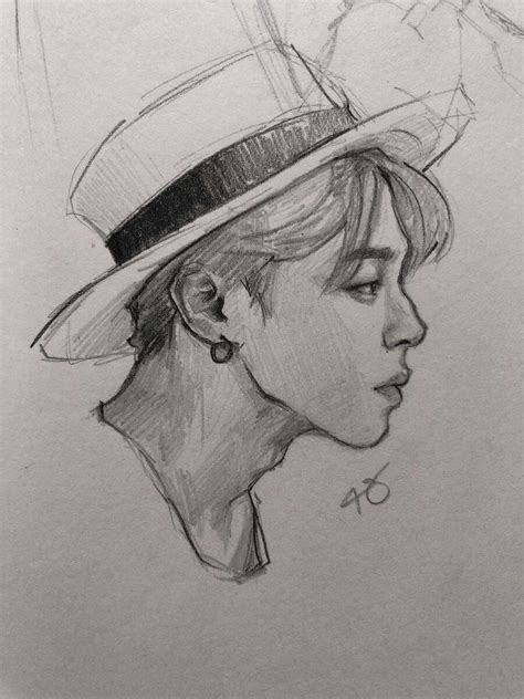 Image result for Jimin Drawing Tutorial