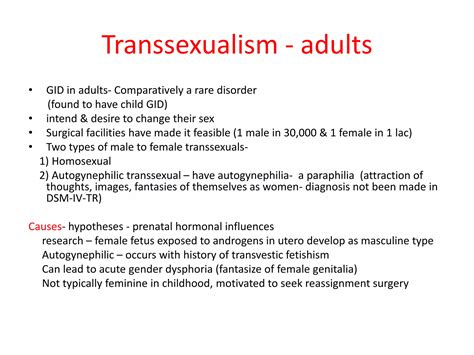 Image result for Types of Gender Disorders