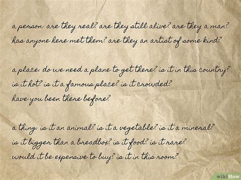 Image result for 20 Questions Examples