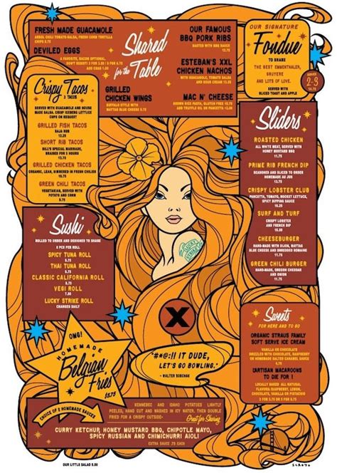 Image result for Main Menu Example