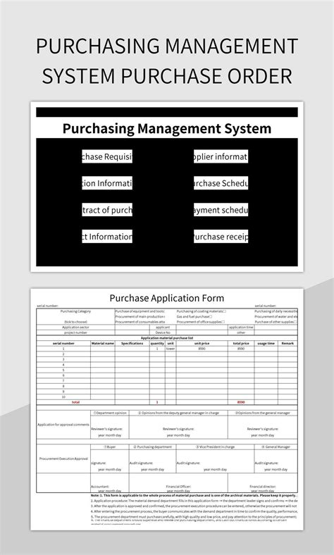 Image result for Purchase Order System Example