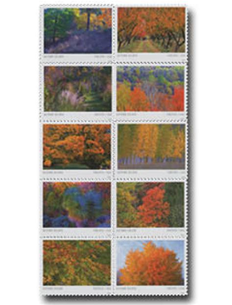 5929-38 - 2024 First-Class Forever Stamp - Autumn Colors - Mystic Stamp ...