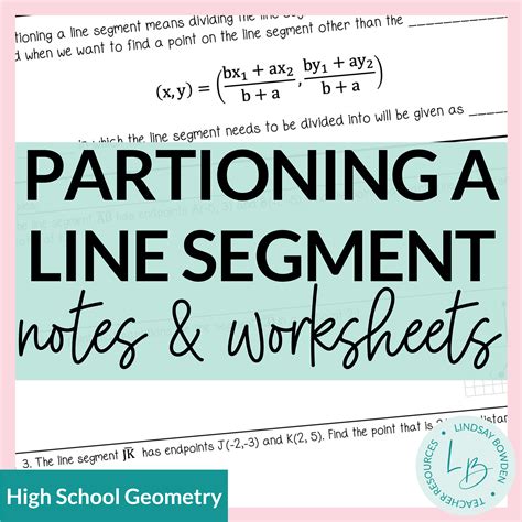 Image result for How to Partition a Line Segment Steps