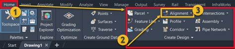 Image result for AutoCAD Civil 3D Create Alignment