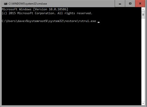 Image result for Using Command Prompt to Restore Windows 1.0