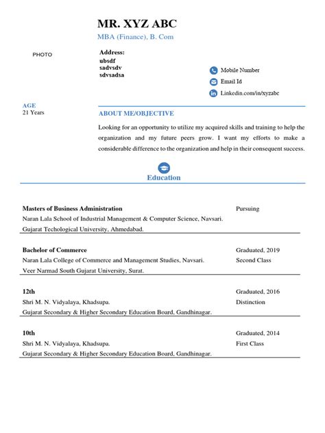 Image result for F Format Resume