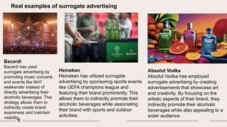 Image result for Surrogate Advertising Examples