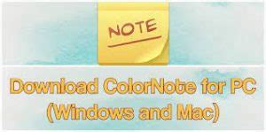Image result for ColorNote for PC Windows 11