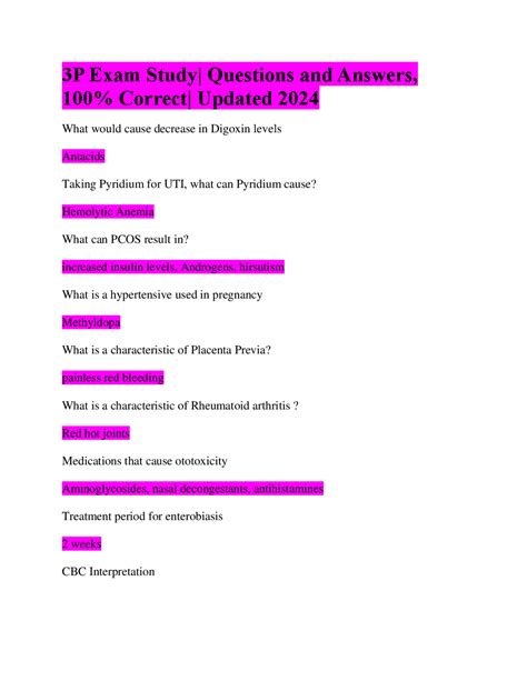 Image result for P3 Exam Tips