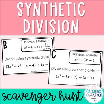Image result for Polynomial Synthetic Division Examples