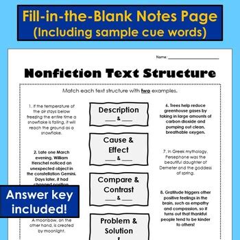 Image result for Nonlinear Text Worksheet