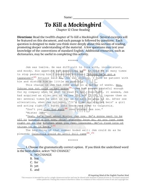 Image result for To Kill a Mockingbird Chapter 12