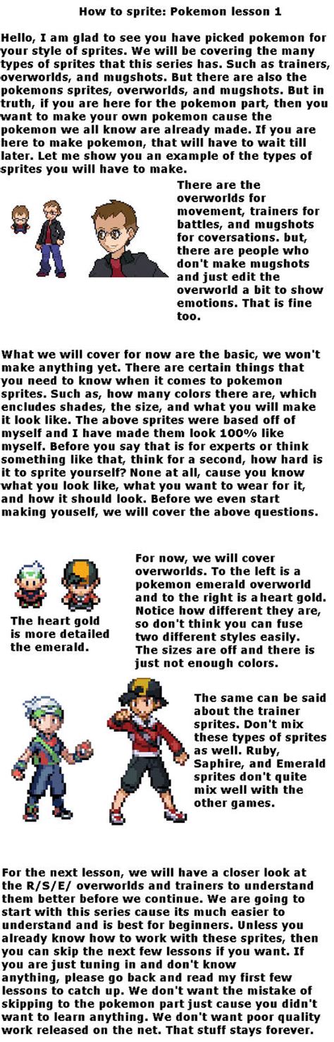 Image result for Pokemon Sprite Tutorial