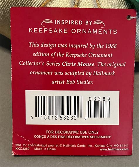 Image result for Hallmark Chris Mouse Tree Topper