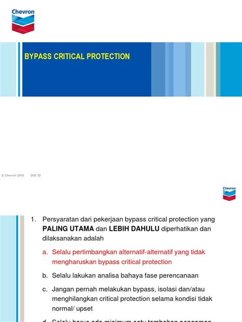 B - Bypass Critical Protection | PDF
