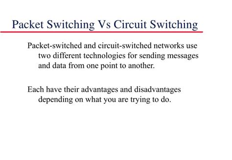 Image result for Circuit Switching vs Packet Switching Example