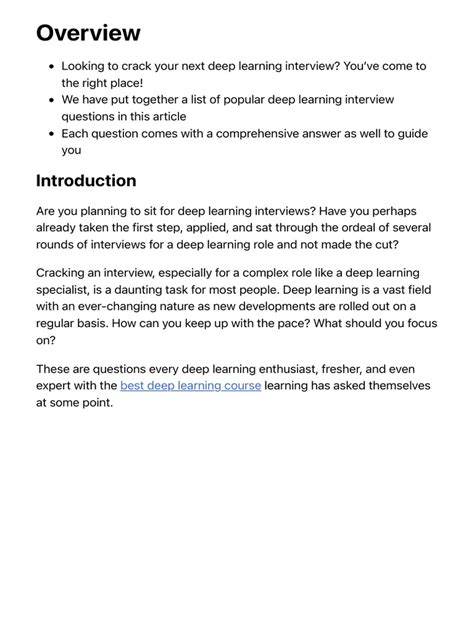 Image result for Deep Learning Question Answers