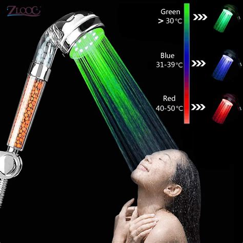 Image result for LED Color Changing Shower Head