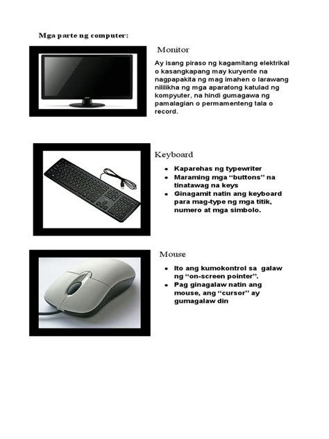 Image result for Mga Bahagi Computer Input Device
