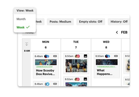 Image result for Example of a Schedule Post Planner