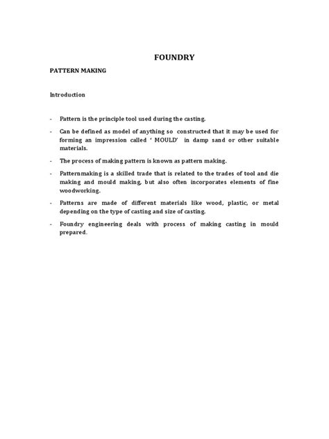 Image result for Foundry Pattern Making