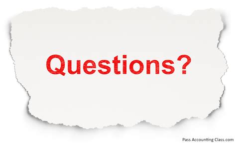 Image result for Common Accounting Questions