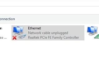 Image result for Local Area Connection Network Cable Unplugged