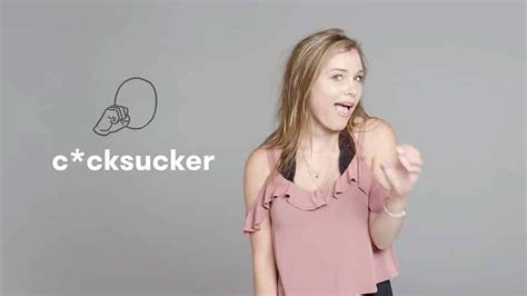 Image result for Sign Language Cuss Words Chart