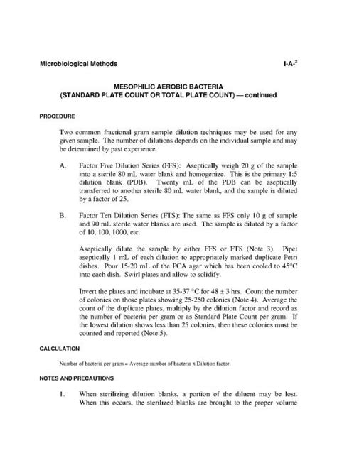 Image result for Total Plate Count Formula
