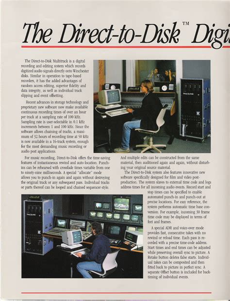 Image result for Direct-To-Disk Recording