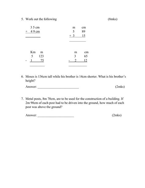 Image result for 3rd Grade Math Measurement