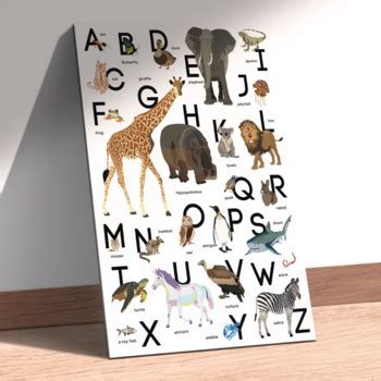 ABC Animal Alphabet Poster by ATLEY EDUCATION | TPT