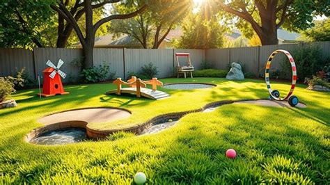 Image result for BackYard Mini Golf Course