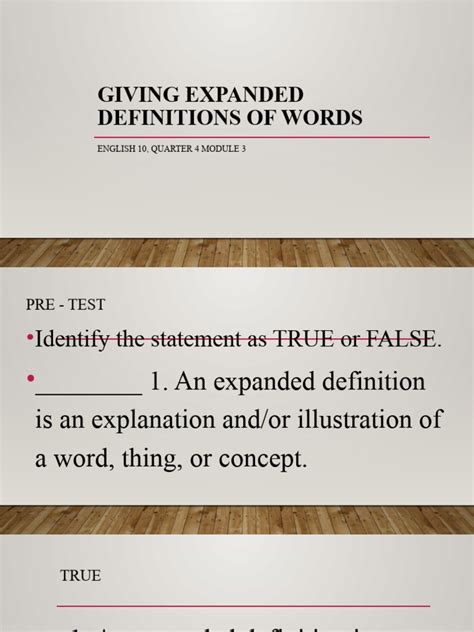 Image result for Giving Expanded Definitions of Words